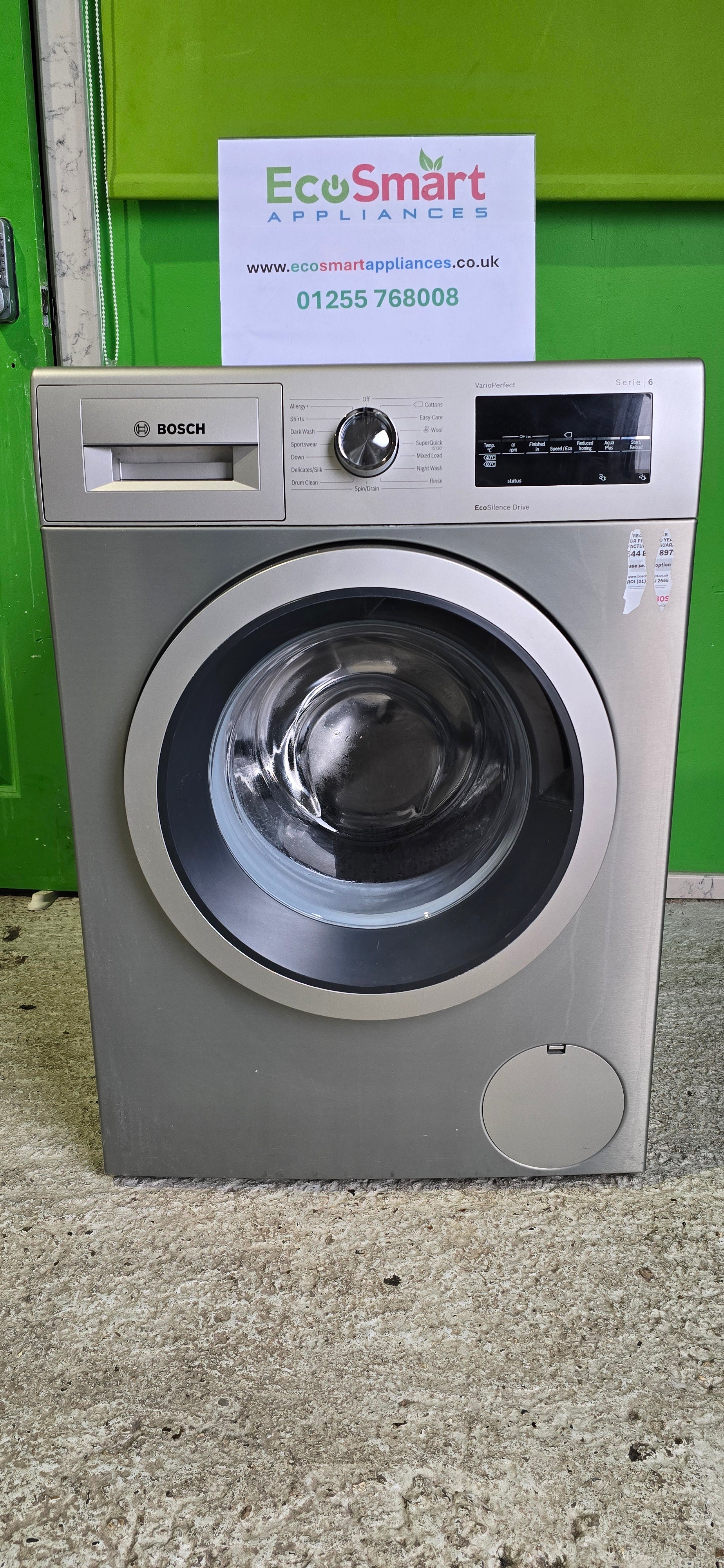 EcoSmart Appliances - Bosch WAT2840SGB Serie 6 9kg 1400rpm Freestandin